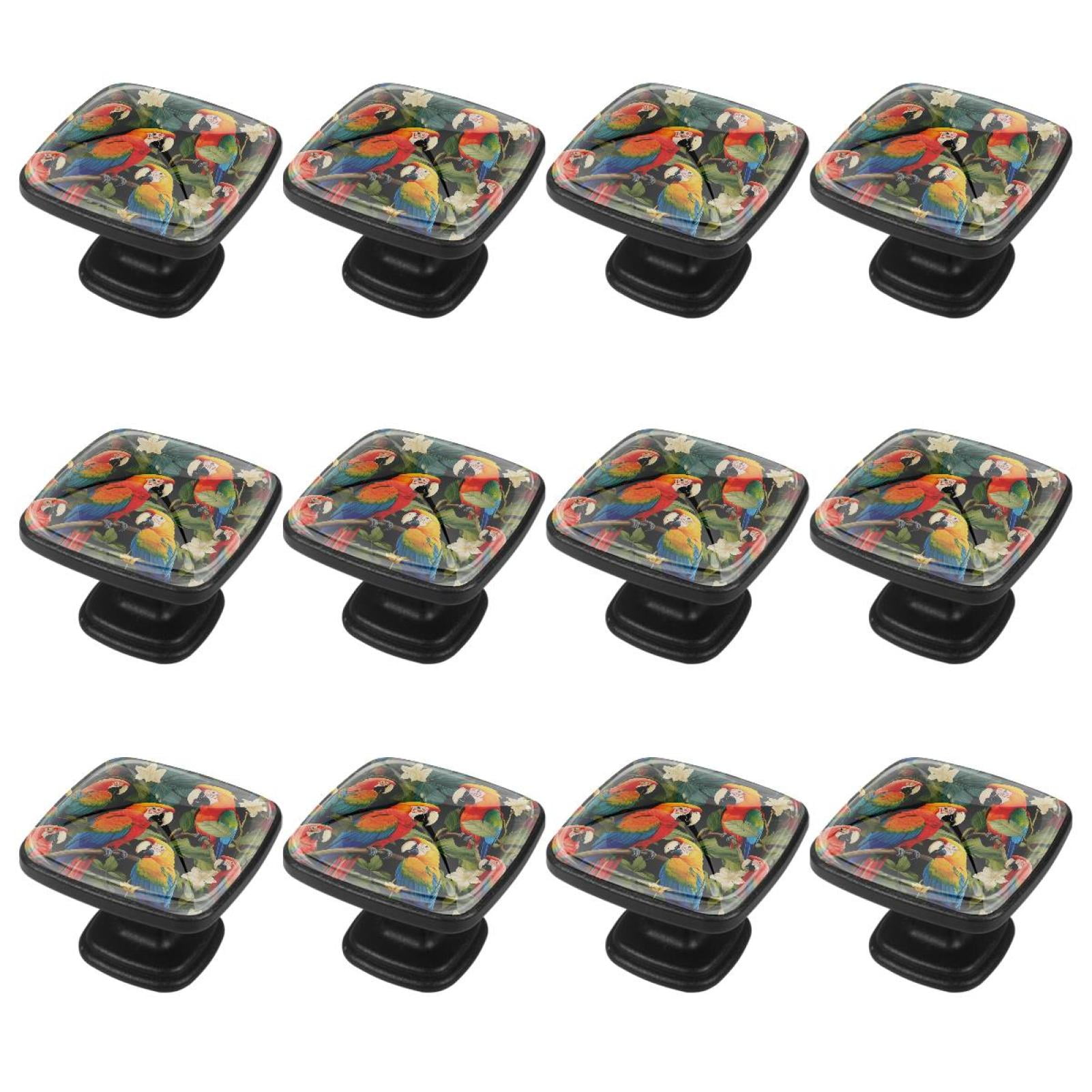 12 Pack Kitchen Cabinet Square Knob Single Hole Cabinet Hardware for ...