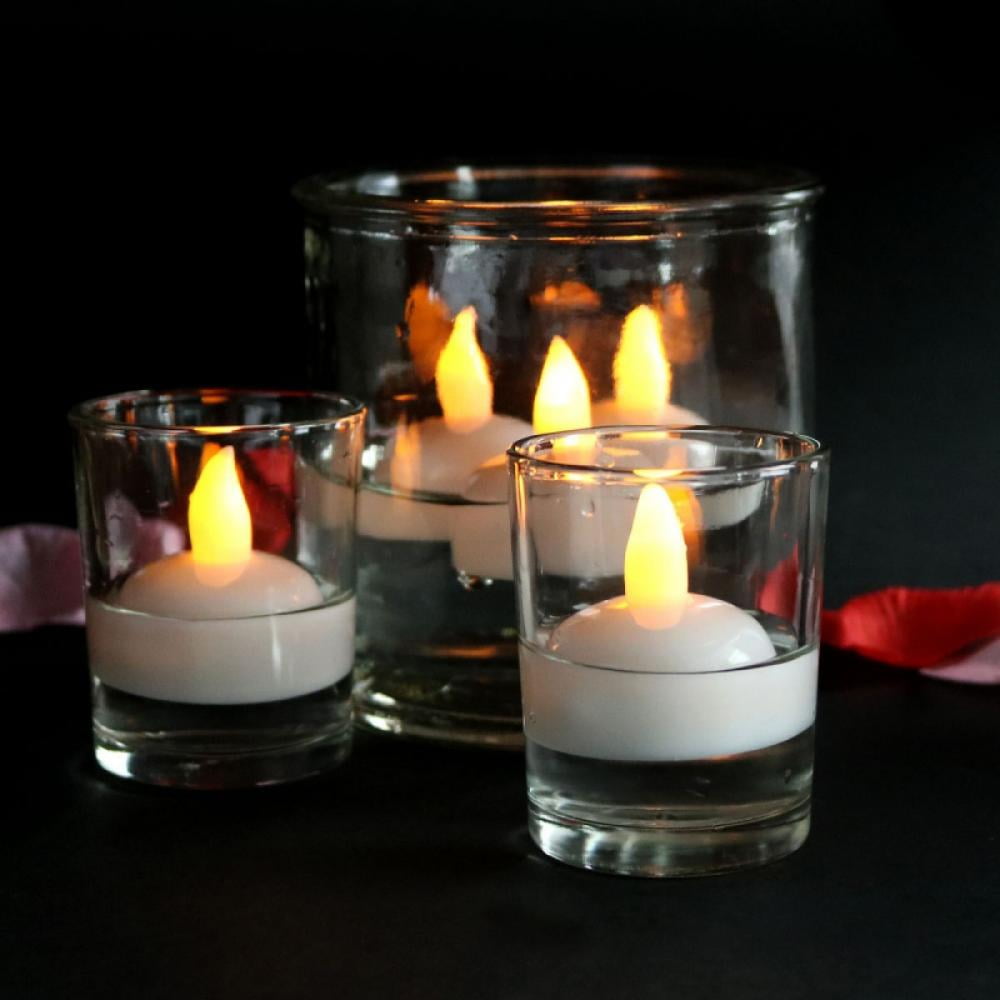 12 Pack LED Floating Candles, Flamless Floatinig Candles for ...