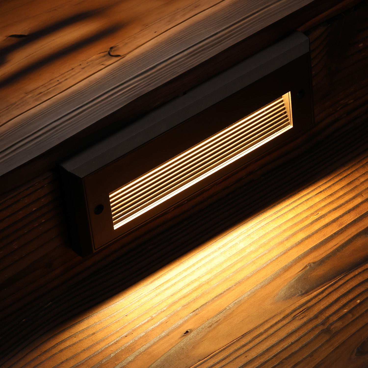 12 Pack LED Stair Lights Outdoor, 12V 3.5W Landscape Stair Lights, IP65 ...