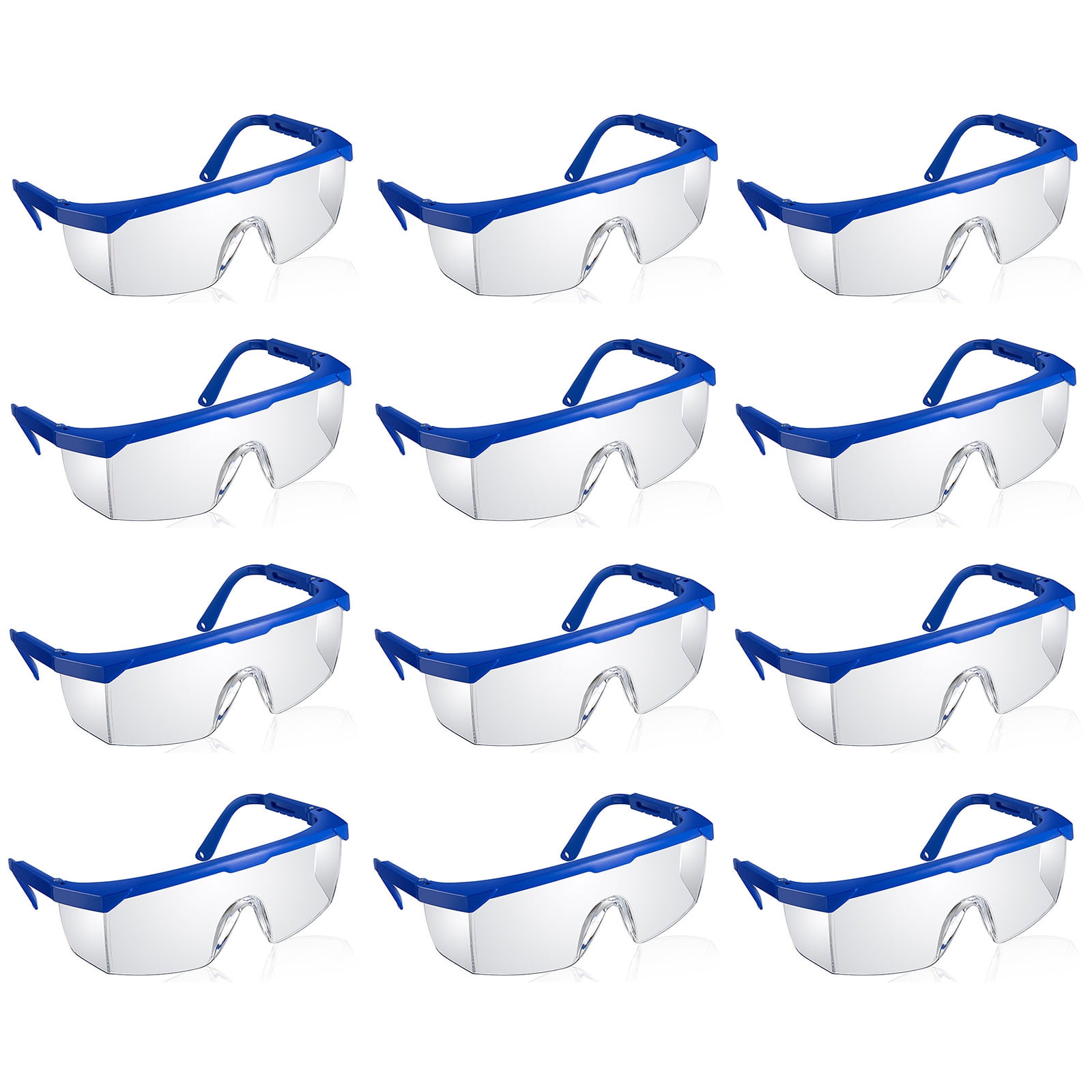 [12-Pack]LOFIR Safety Goggles Adjustable Protective Glasses Lightweight ...