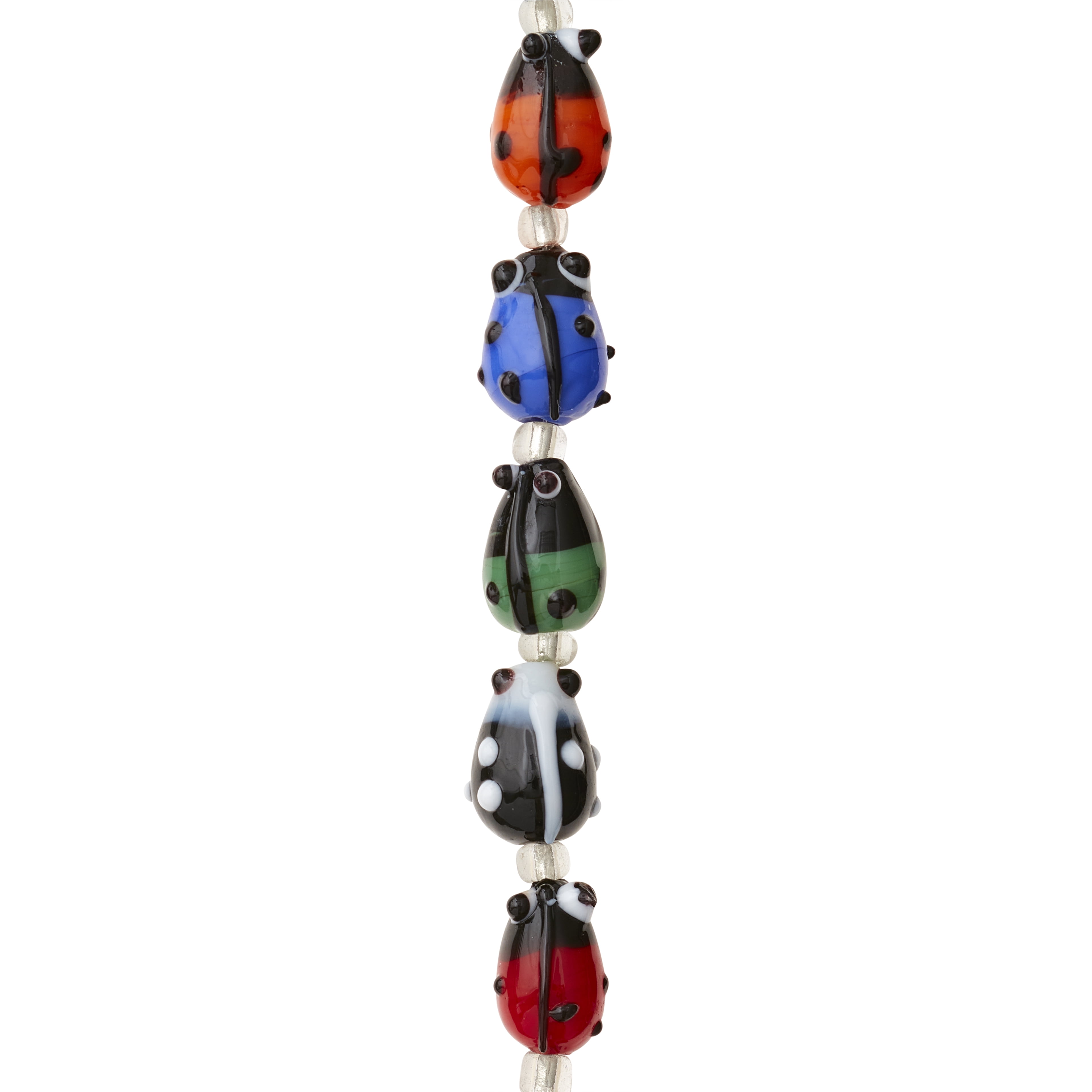 Bead Landing Ladybug Glass Beads, 12mm, 12 Pack - Walmart.com