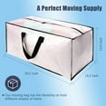 12 Pack Large Strong Moving Bags with Zippers & Carrying Handles ...