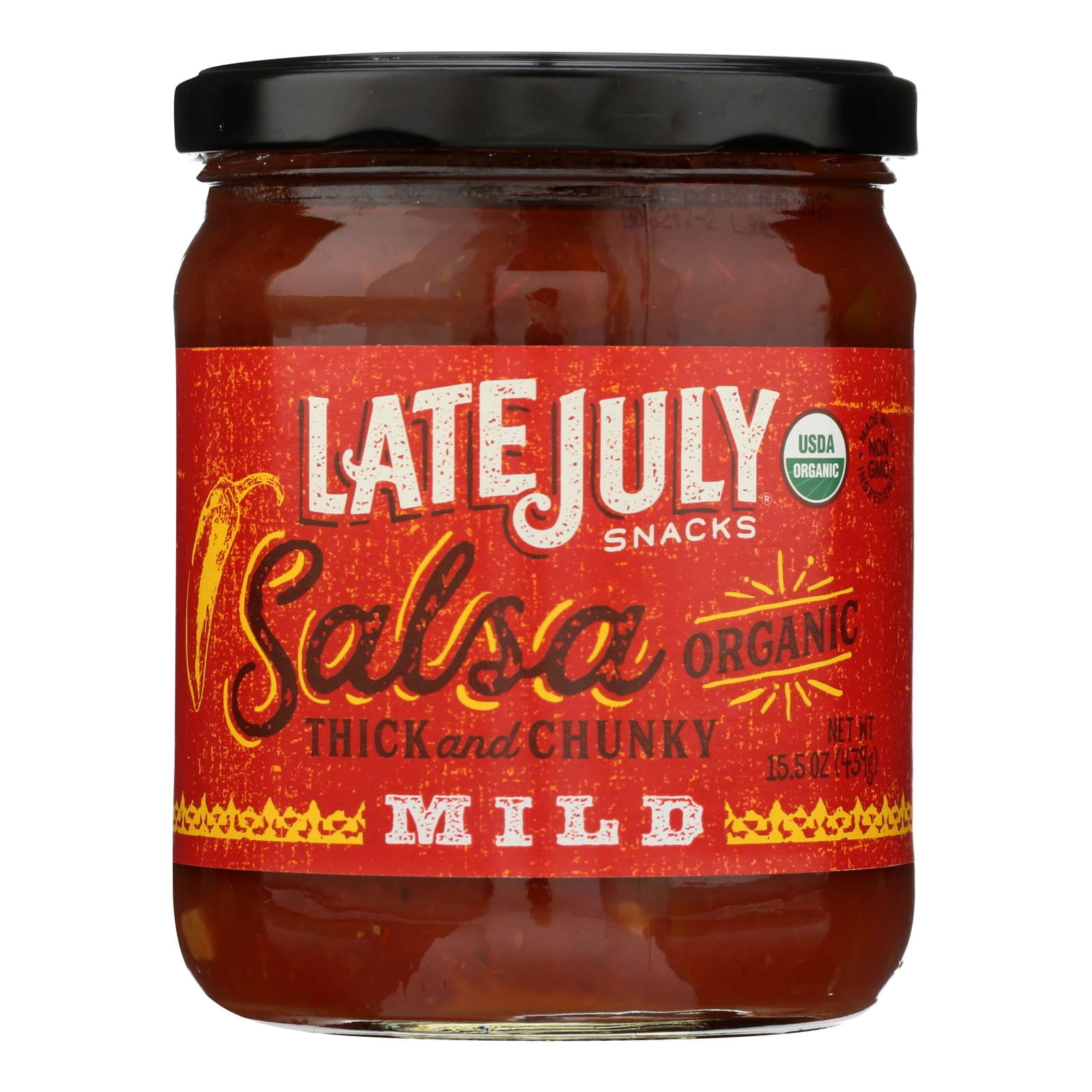 (12 Pack) Late July Organic Mild Salsa, 15.5 Oz (Refrigerated ...