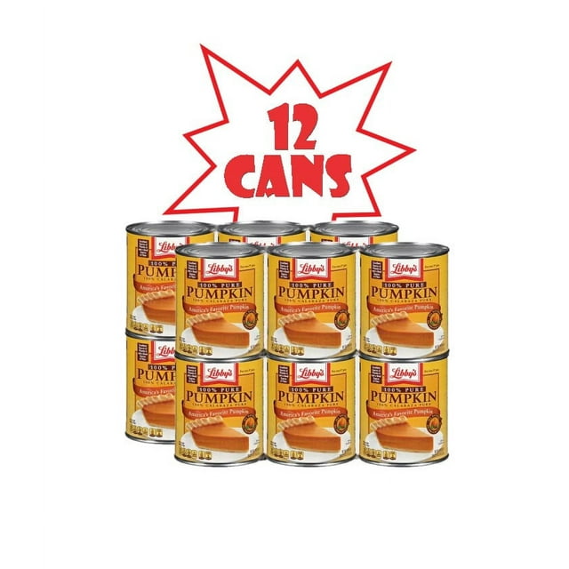 12 Pack | Libby's 100% Pure Pumpkin, 29 oz - Walmart.com