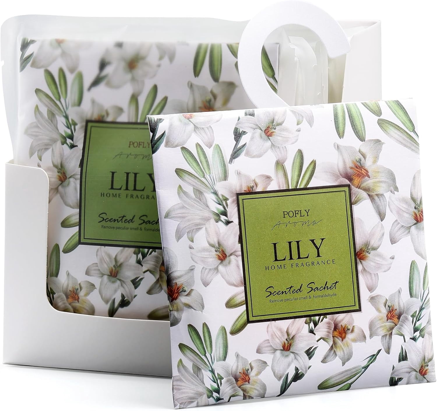 12 Pack Lily Scented Sachets, Long-Lasting Fresh Scent, Air Freshener ...