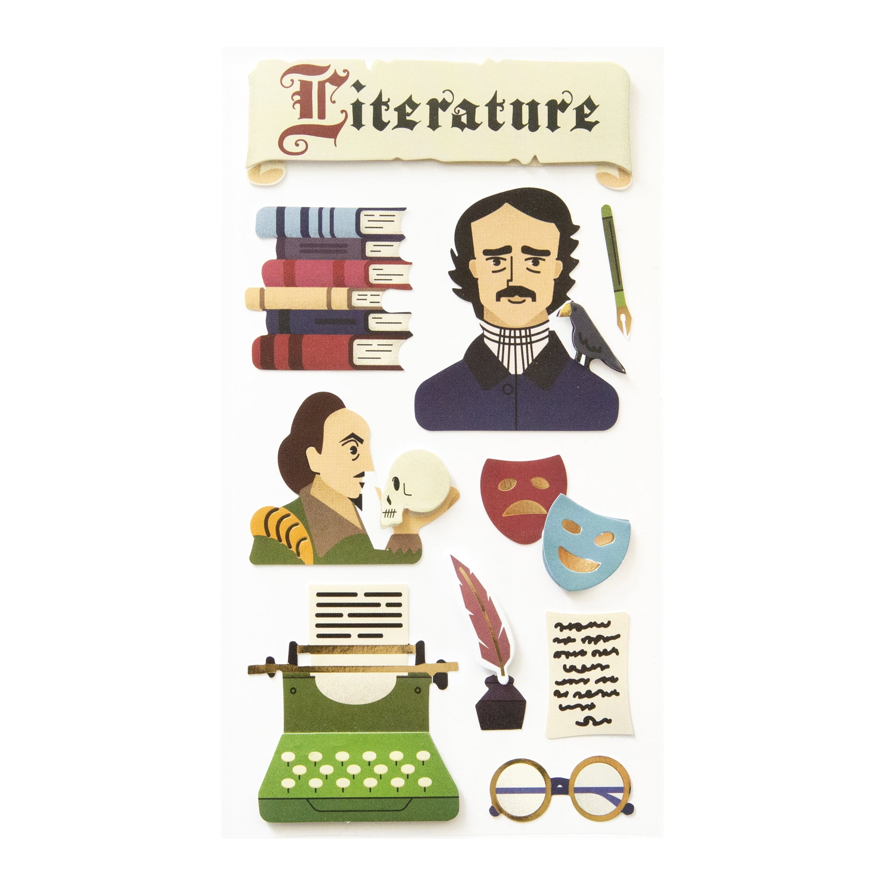 12 Pack: Literature Stickers by Recollections™ - Walmart.com