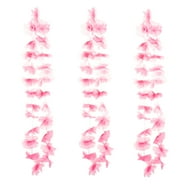 Tropical Sun Rainbow Summer Luau Dance Party Fabric Lei, Neon, 21", 25 ...