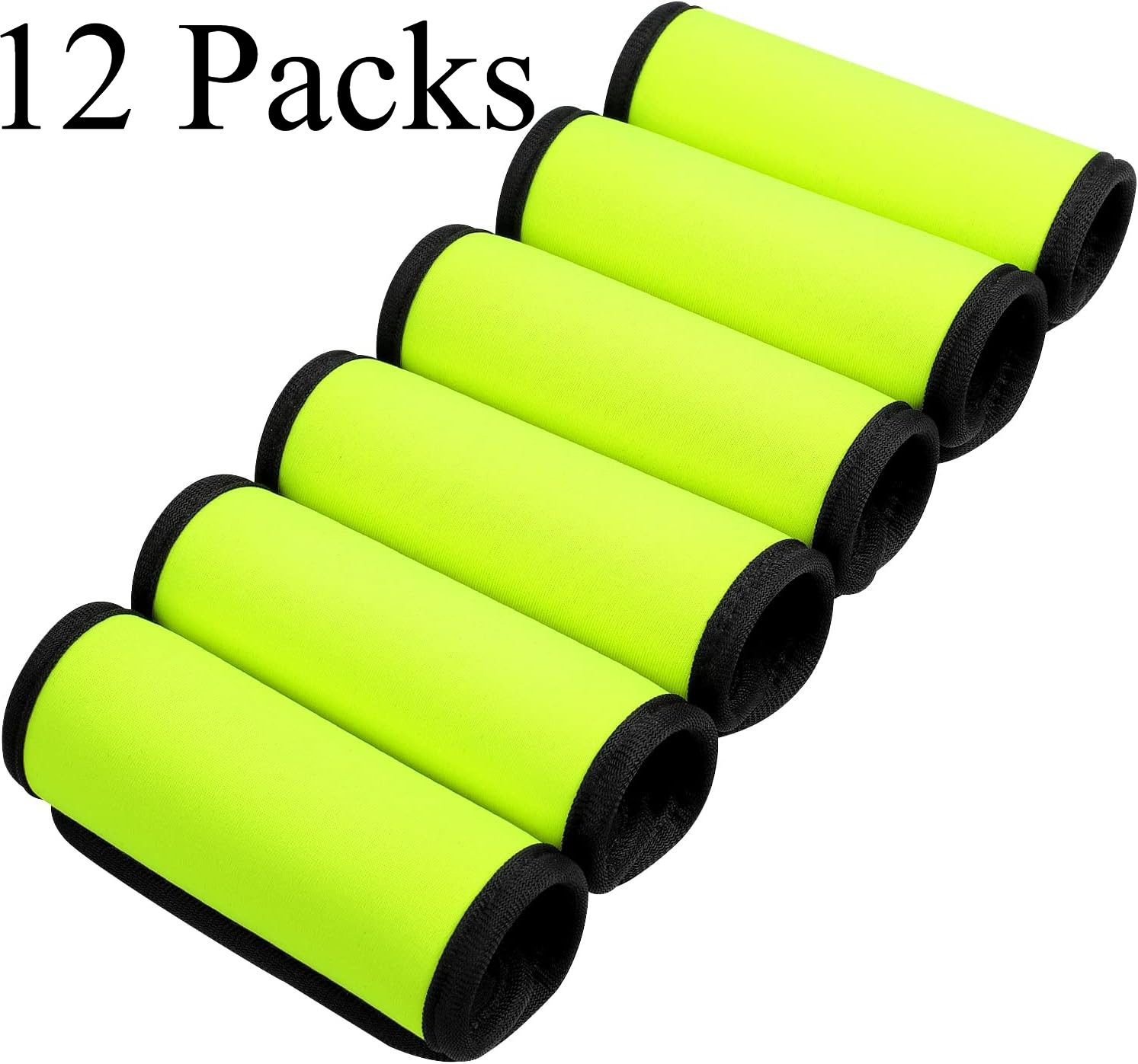 12 Pack Luggage Handle Wrap, Luggage Handle Wraps for Suitcase, Bright ...