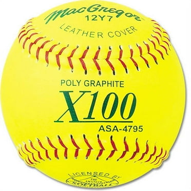 (12 pack) Worth 12" Syco Hot Dot Official ASA Slowpitch Softball ...