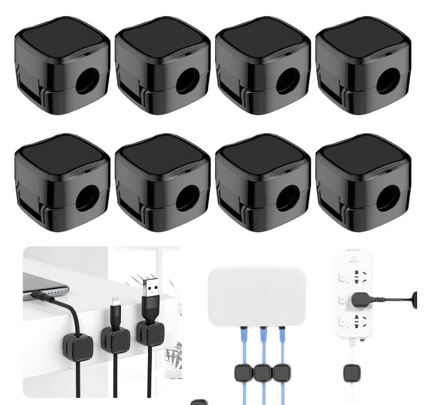 12 Pack Magnetic Cord Holder [Cable Smooth Adjustable] Cord Holder ...