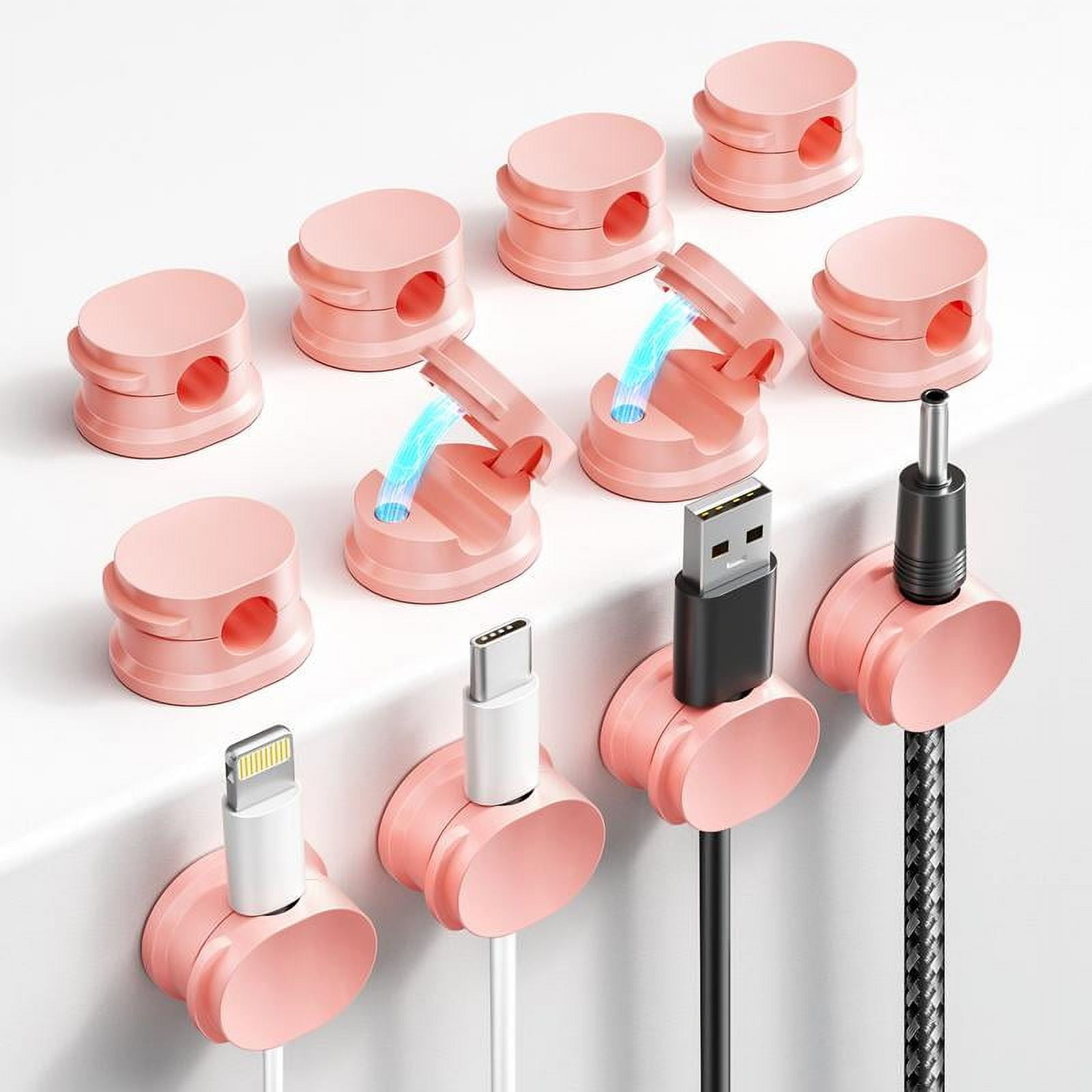 12 Pack Magnetic Cord Organizer - Cable Management Holder Adhesive For ...