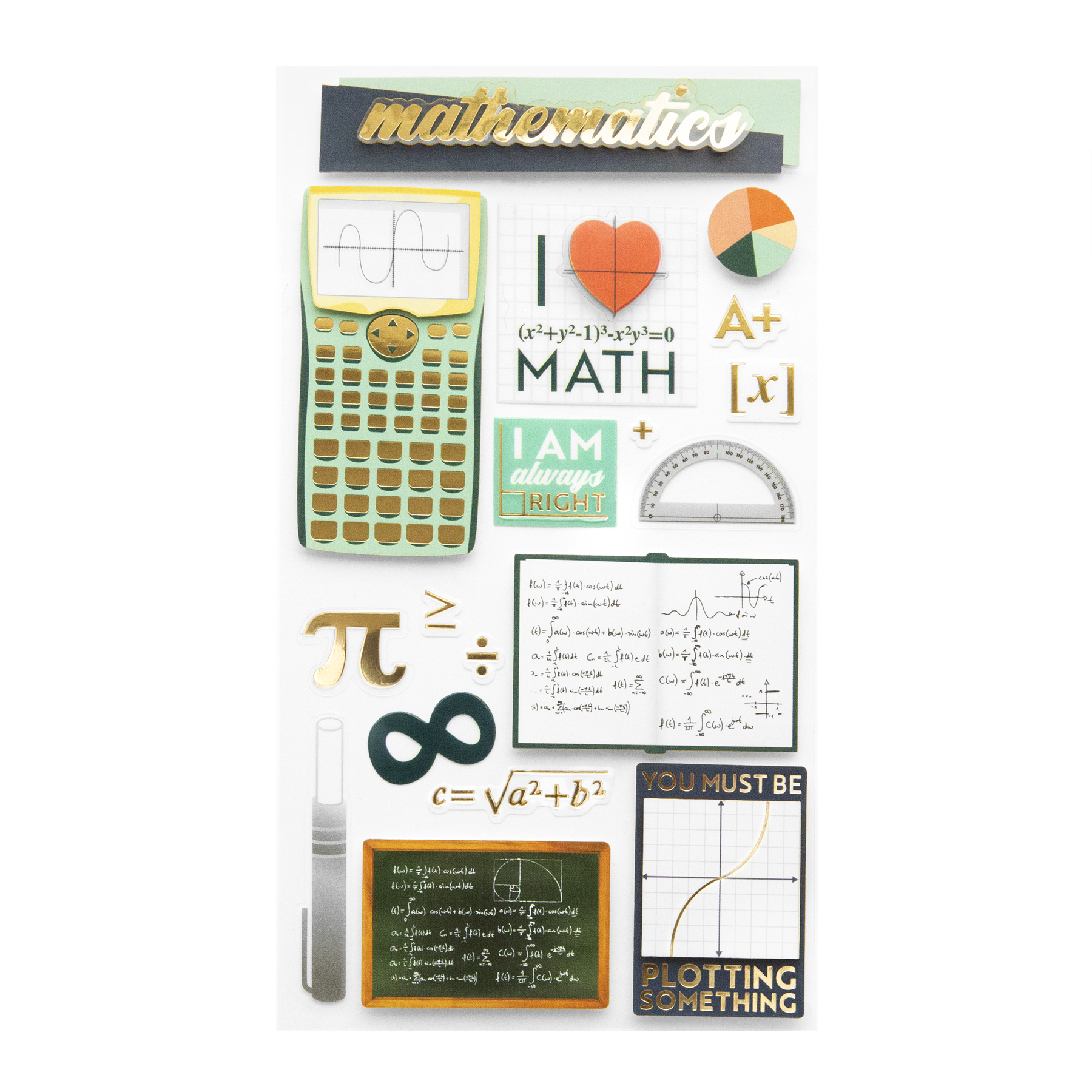12 Pack: Math Dimensional Stickers by Recollections™ - Walmart.com