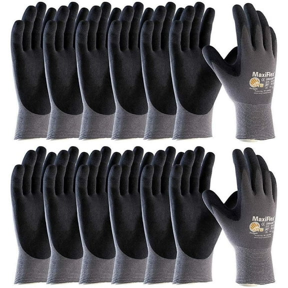 Vigor - Showa Nitrile Impact Coated Safety Gloves 13 Gauge Full ...