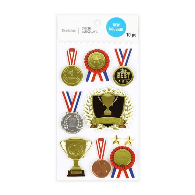 12 Pack: Medal Stickers by Recollections™ - Walmart.com