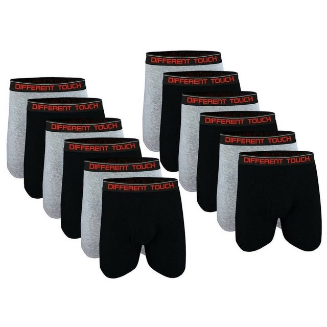 12 Pack Men's Big & Tall USA Classic Log Leg Boxer Briefs Underwear ...