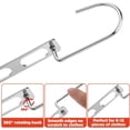 12-Pack Metal Hanger Organizer, Foldable Closet Hanger Rack, Sturdy ...
