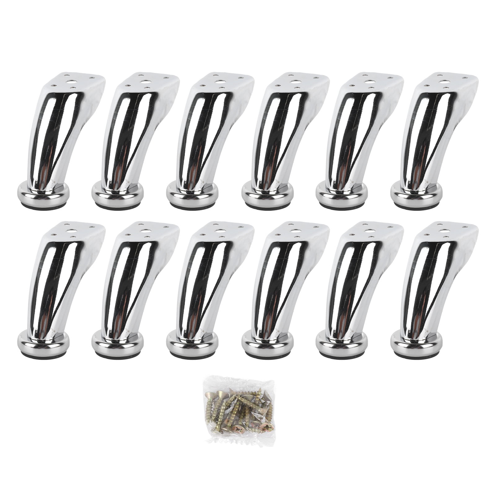 12-Pack Metal Sofa & Chair Leg Set for Table, Couch, Cabinet Upgrade ...