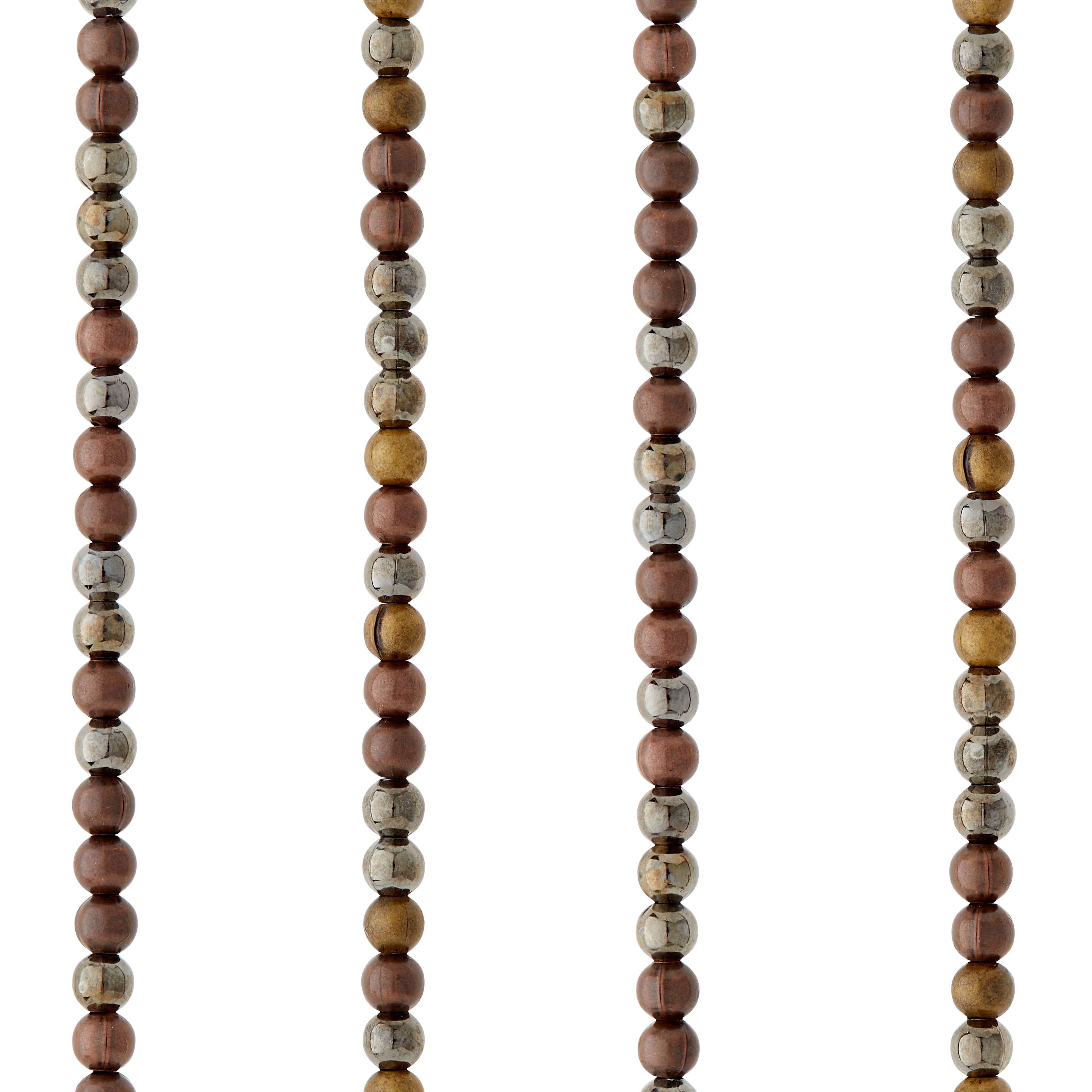 12 Pack: Metallic Mix Metal Round Beads - 3.5mm by Bead Landing ...