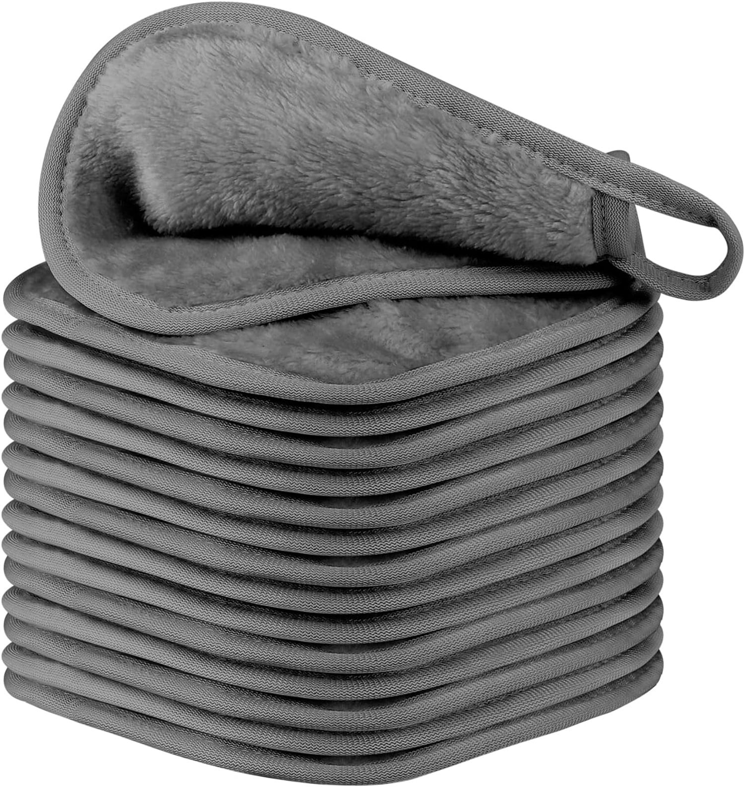 12 Pack Microfibre Face Cloth,Bexikou 5 x 5 inch Facial Cleansing ...
