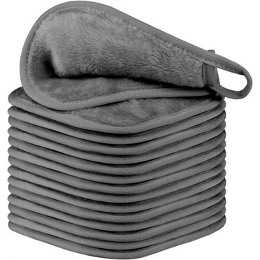 Arkwright Soft Coral Fleece Microfiber Facial Washcloth - Makeup ...