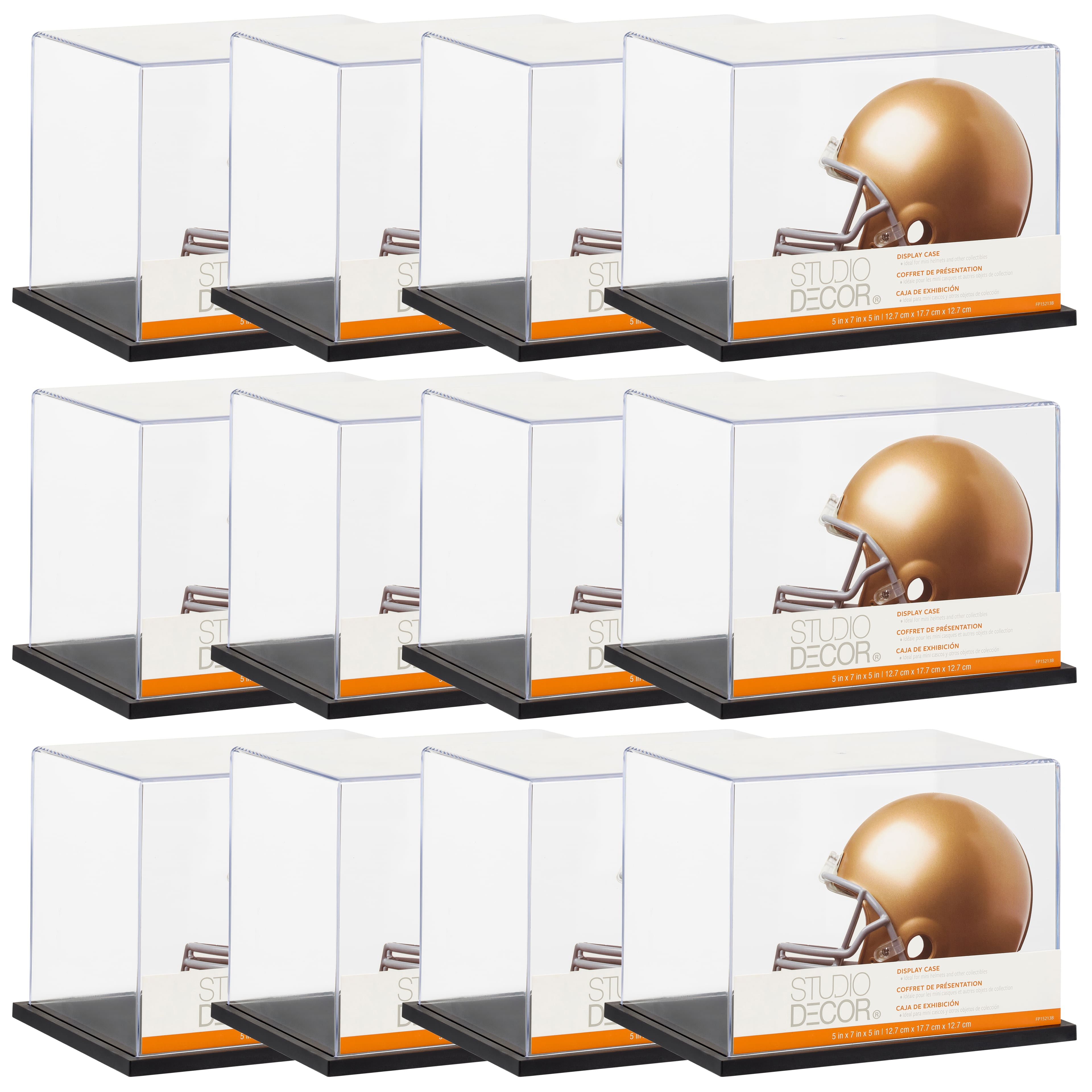 12 Pack: Mini Helmet Display Case by Studio Décor® - Walmart.com
