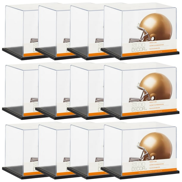12 Pack: Mini Helmet Display Case by Studio Décor® - Walmart Business ...