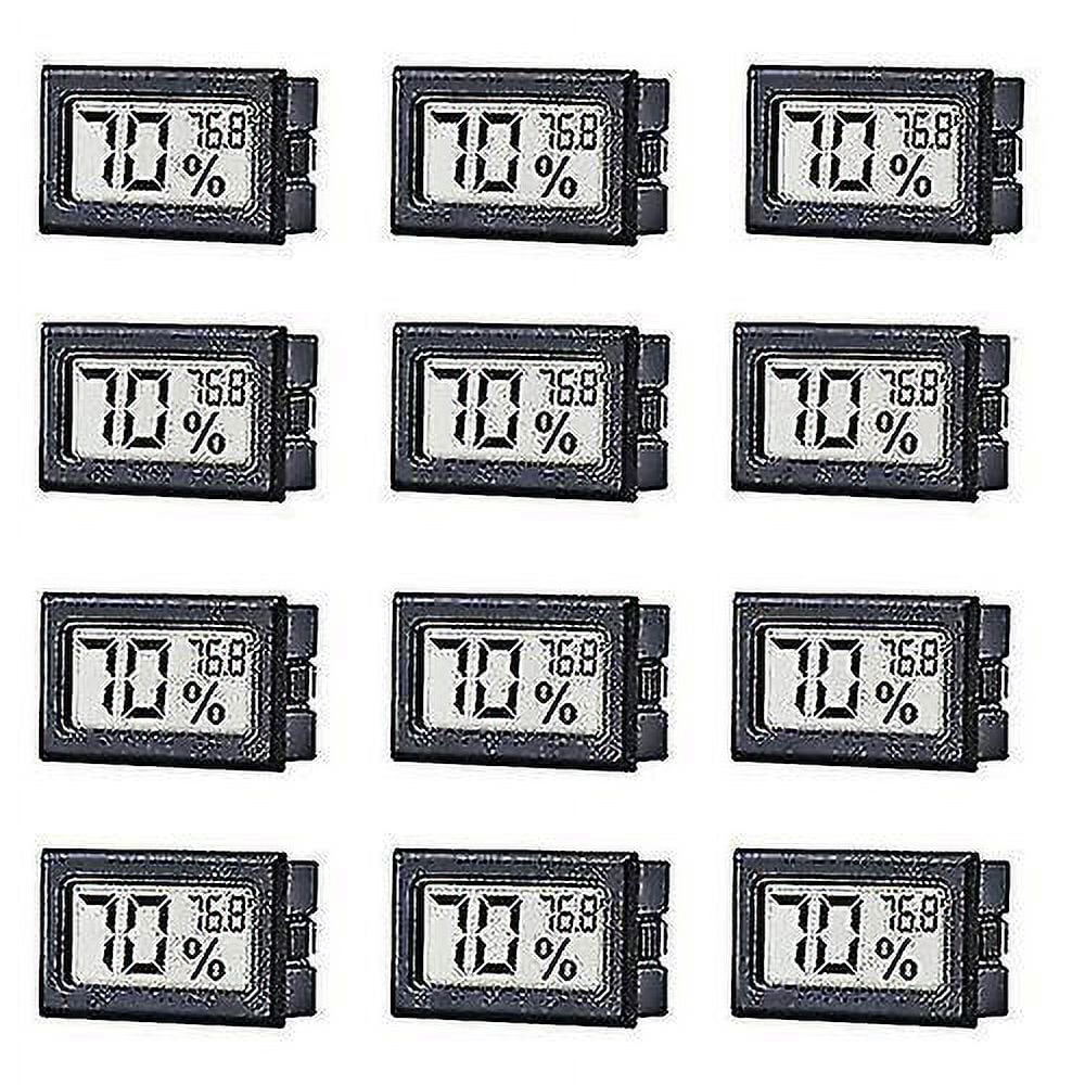12 Pack Mini Small Digital Electronic Temperature Humidity Meters Gauge ...