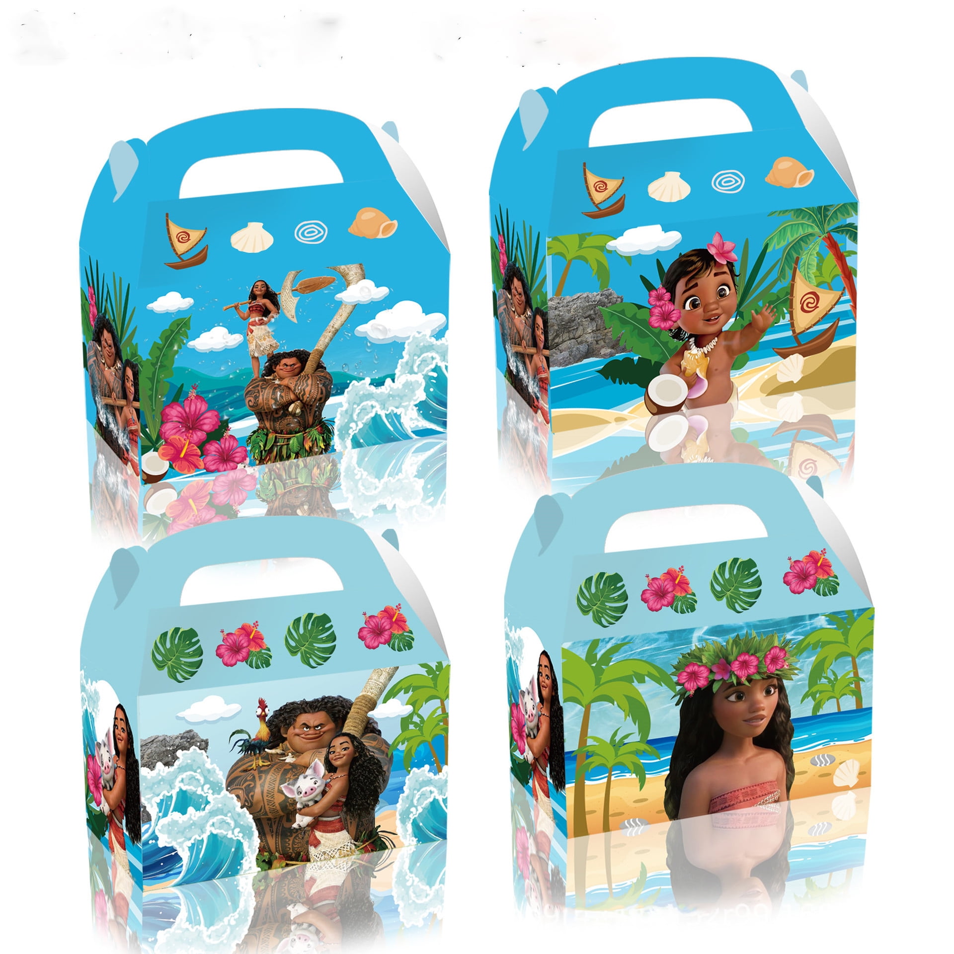 12-Pack Moana Party Favor Treat Boxes, Goodie Boxes, Moana Gift Boxes ...
