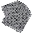 12 Pack Modular Interlocking 11.6" X 11.6" Rubber Mat Floor Tile Mats ...