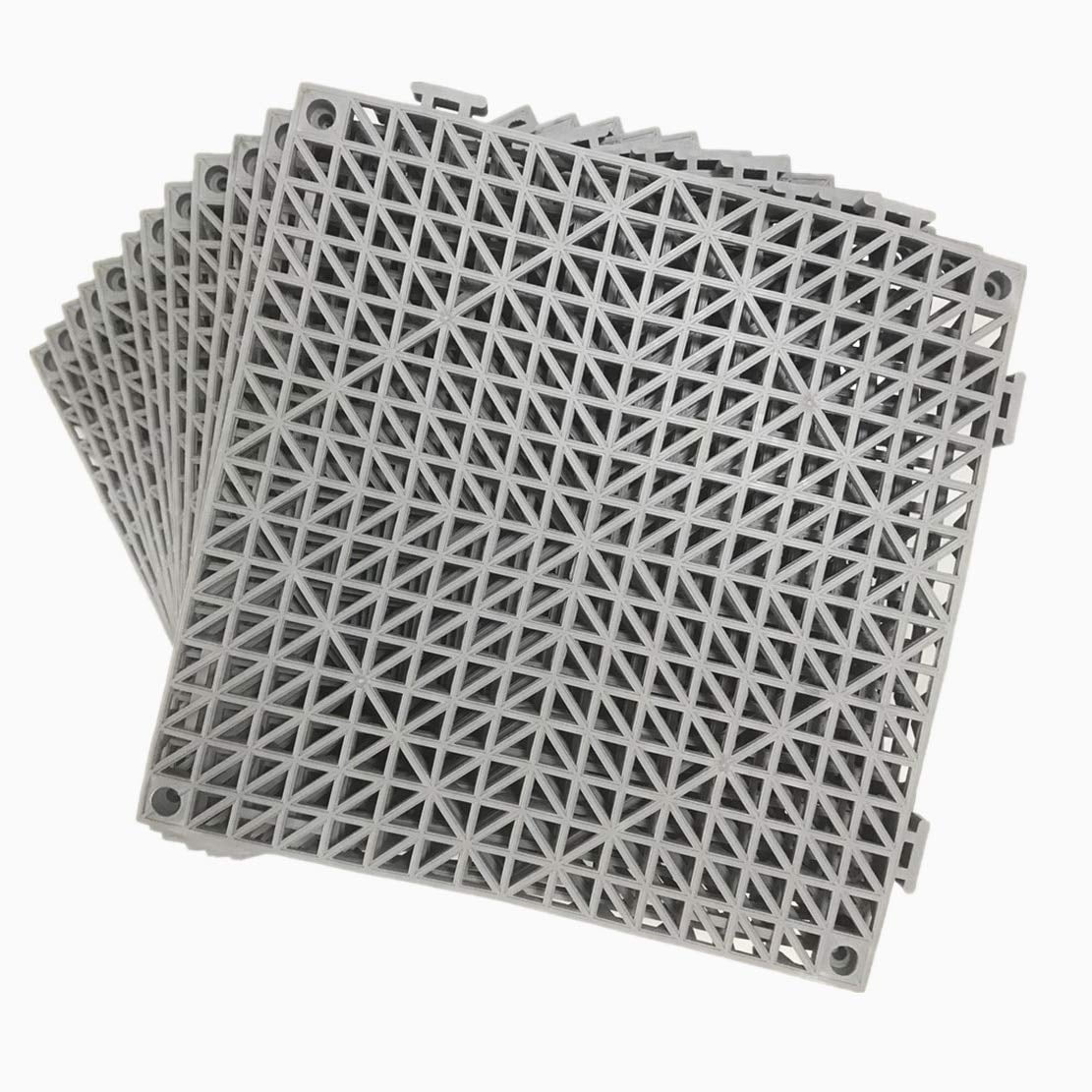 12 Pack Modular Interlocking Cushion 11.5" X 11.5" Mat Floor Tile Mats ...