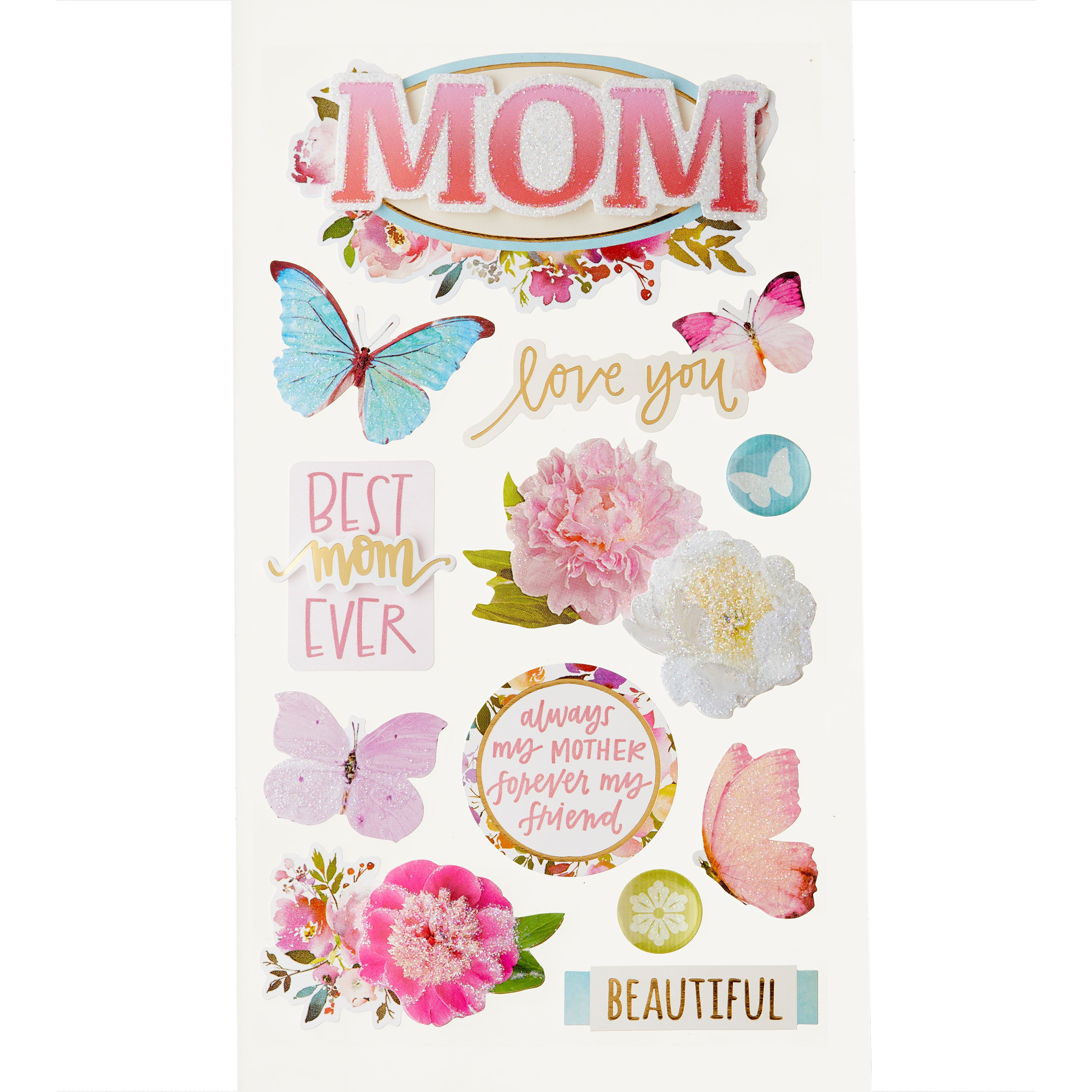 12 Pack: Mom Themed Stickers by Recollections™ - Walmart.com