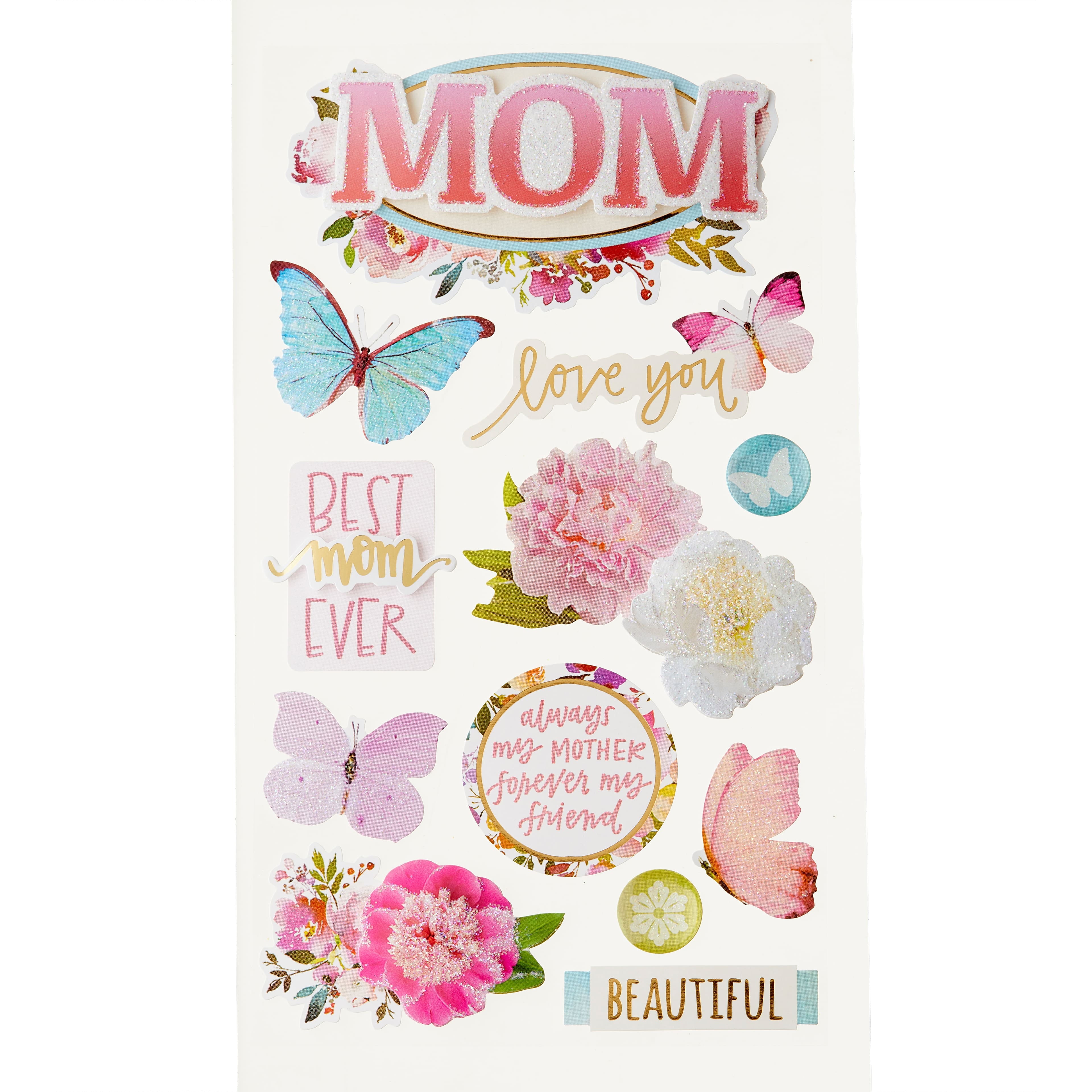 12 Pack: Mom Themed Stickers by Recollections™ - Walmart.com
