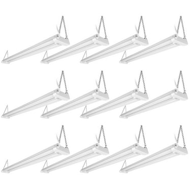 LEONLITE 4ft Linkable LED Motion Sensor Shop Lights, 40W(120W Equiv ...