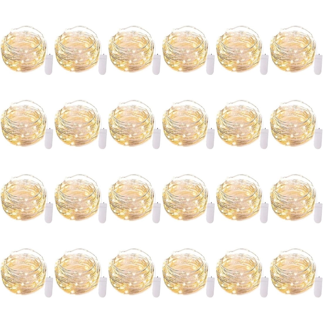 12 Pack Multi Color Led Fairy Lights Battery Operated String Lights ...