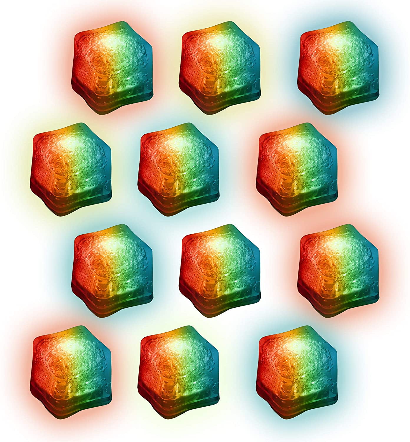 Multi Color Led Ice Cubes 12 per pack - Walmart.com