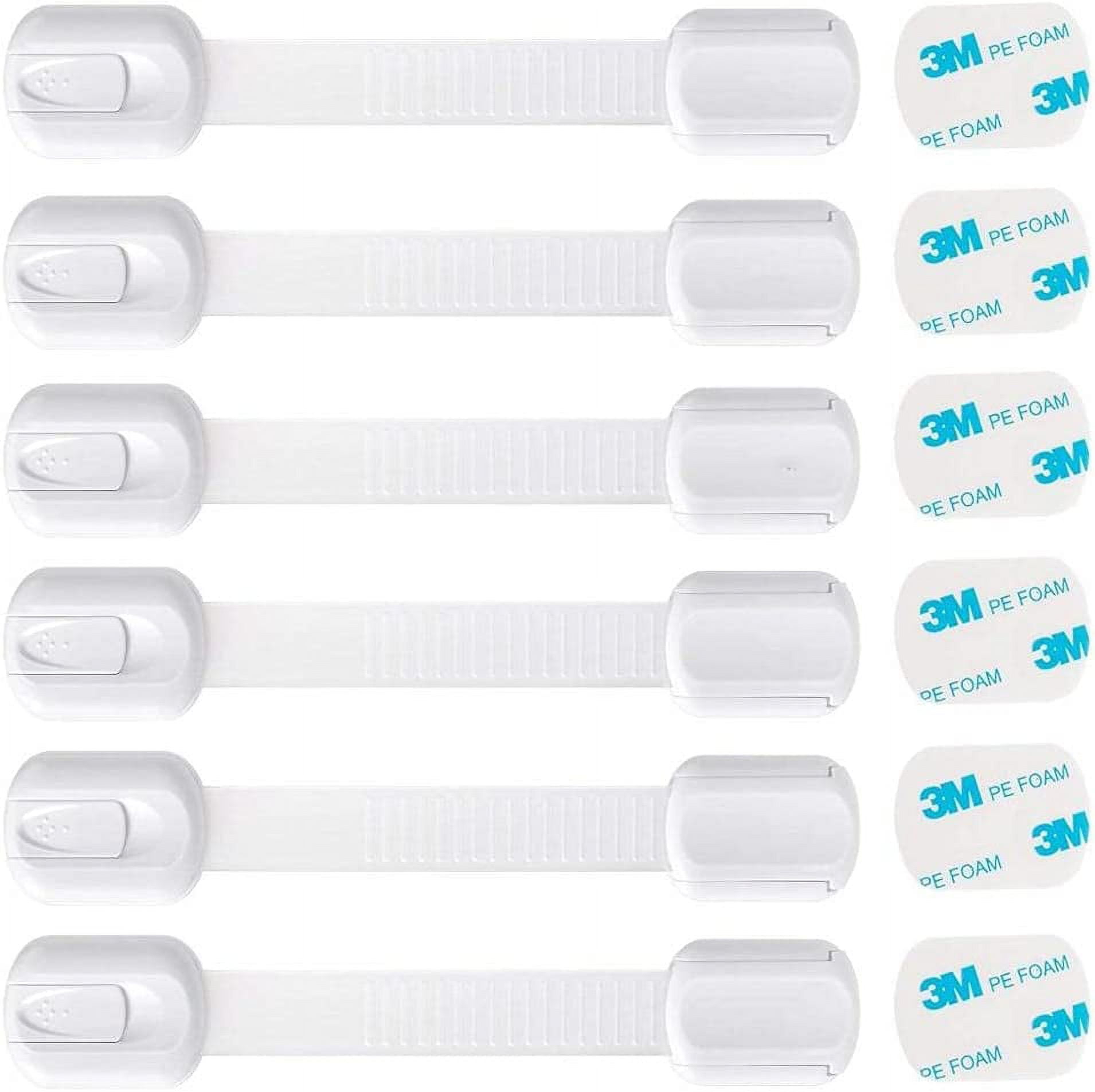 12 Pack Multi-Use Adhesive Straps Locks - Childproofing Baby Proofing ...