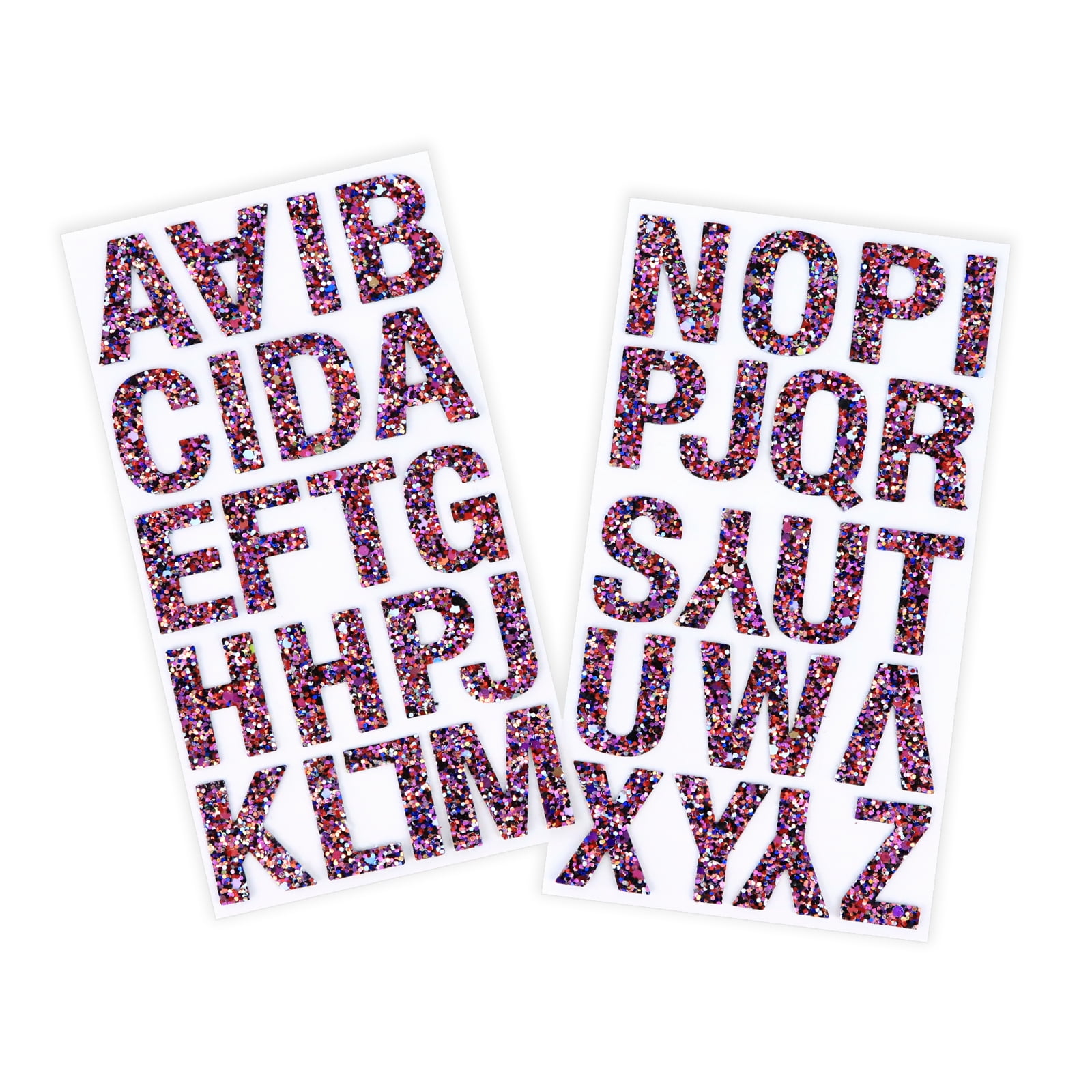 12 Pack: Multicolor - Blue & Red Glitter Stickers by Recollections ...