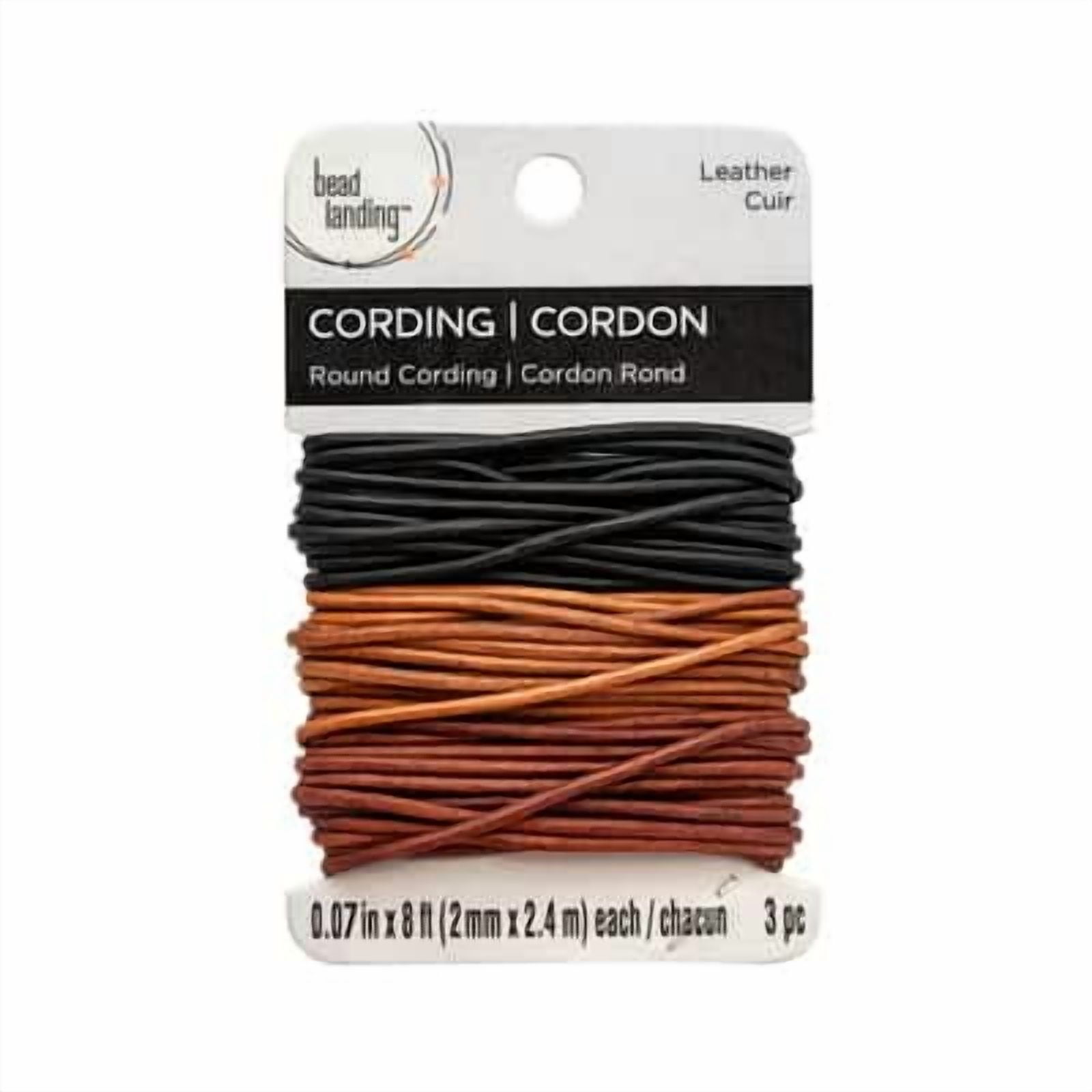 12 Pack: Multicolor Leather Round Cording by Bead Landing - Walmart.com