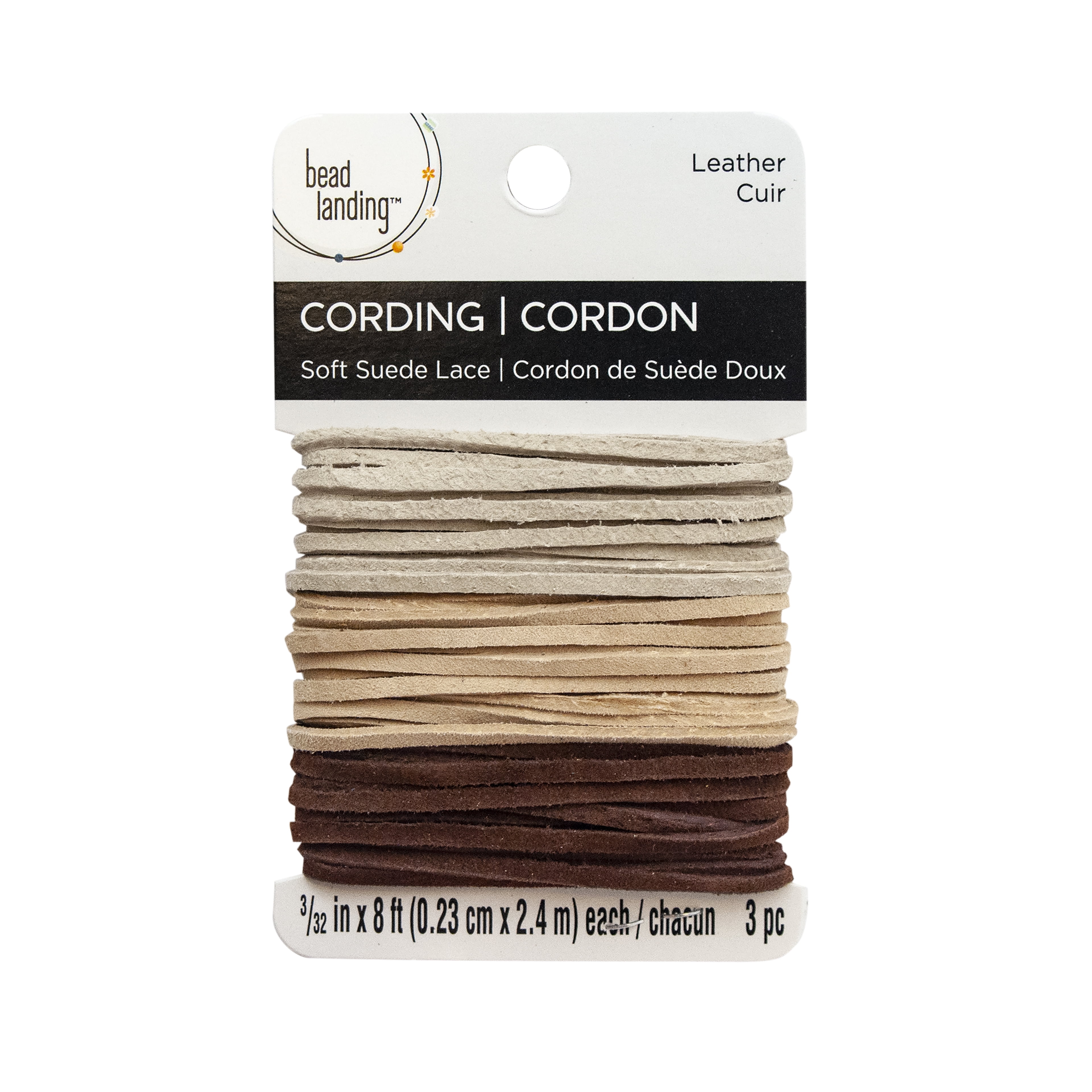 12 Pack: Multicolor Soft Suede Lace Cording by Bead Landing - Walmart.com
