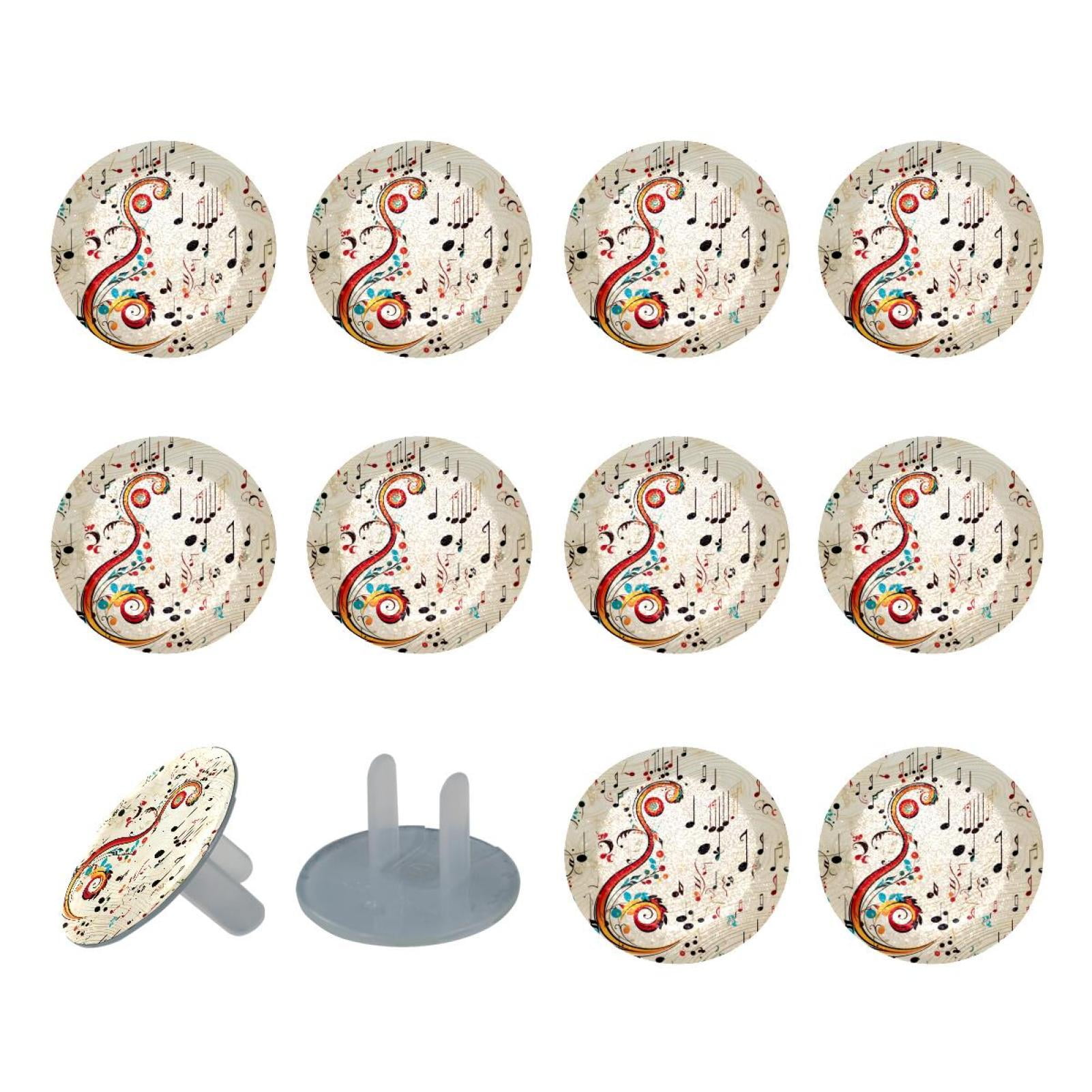 12 Pack Music Note Outlet Covers Baby Proofing Plug Covers - Walmart.com