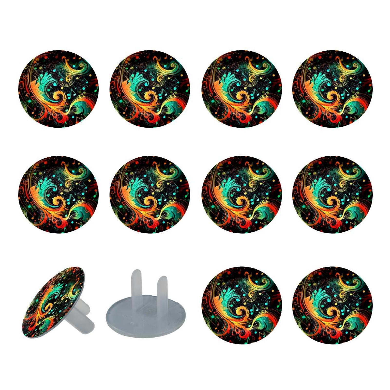 12 Pack Music Note Outlet Covers Baby Proofing | Safe Electric Plug ...