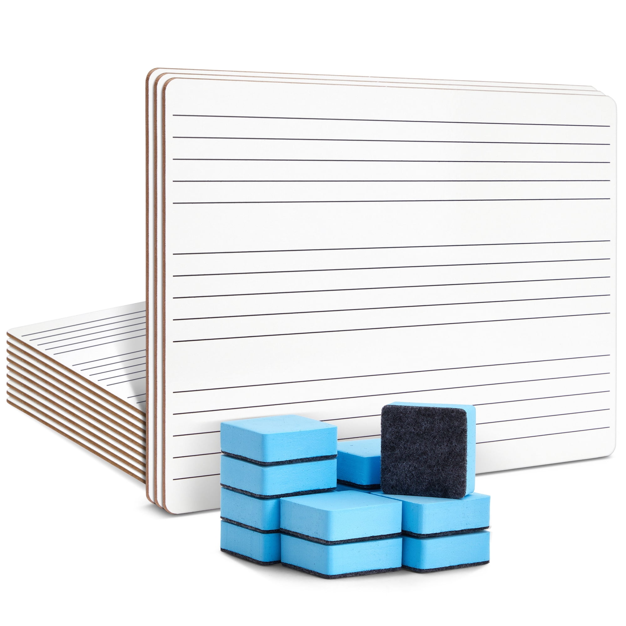 12 Pack Music Staff Graph Whiteboard 9 x 12 inches, Dry Erase Double ...