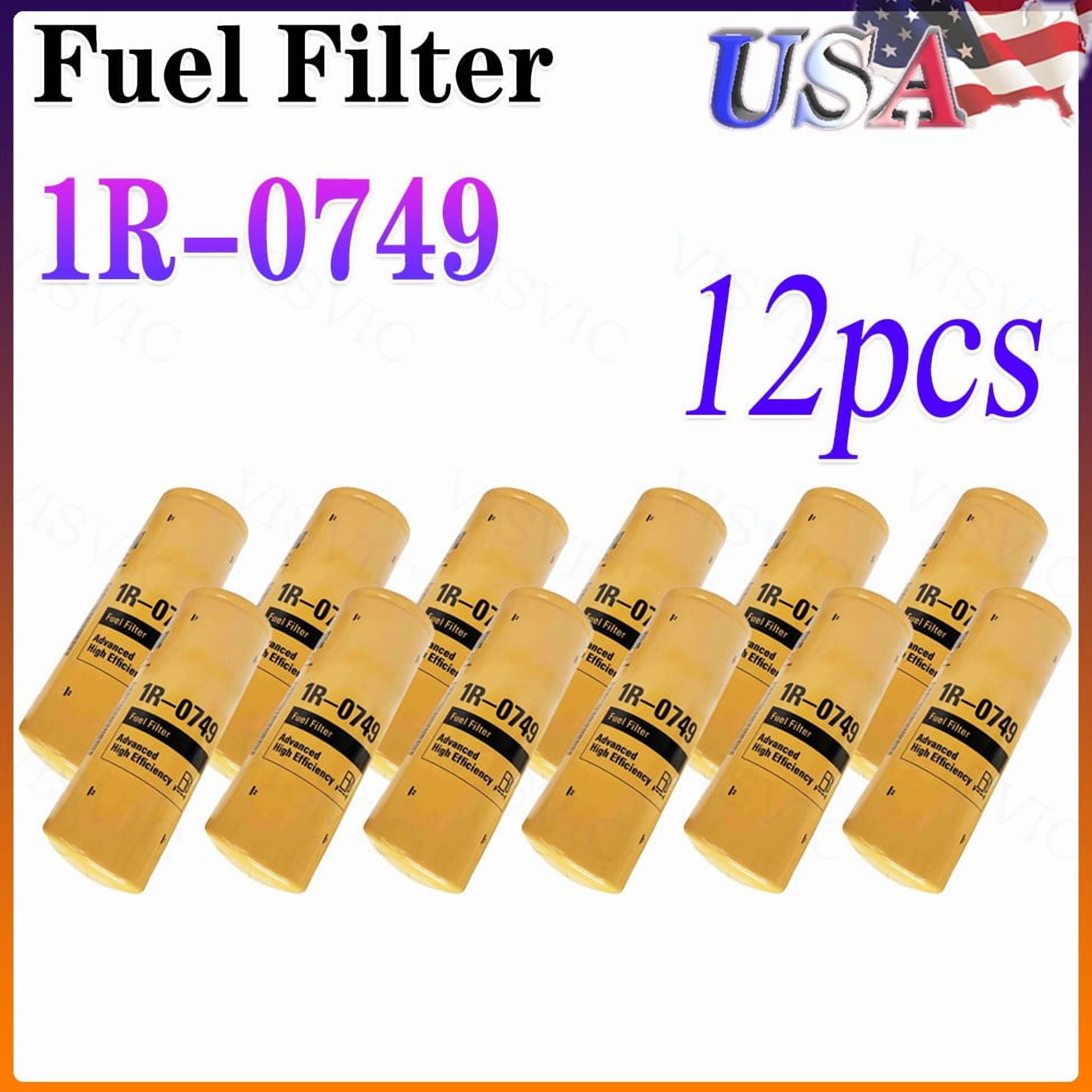 12 Pack NEW 1R-0749 FUEL FILTER For CAT / CATERPILLAR 1R0749 - Walmart.com