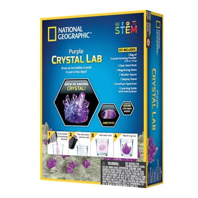 12 Pack: National Geographic™ Purple Crystal Growing Lab - Walmart.com
