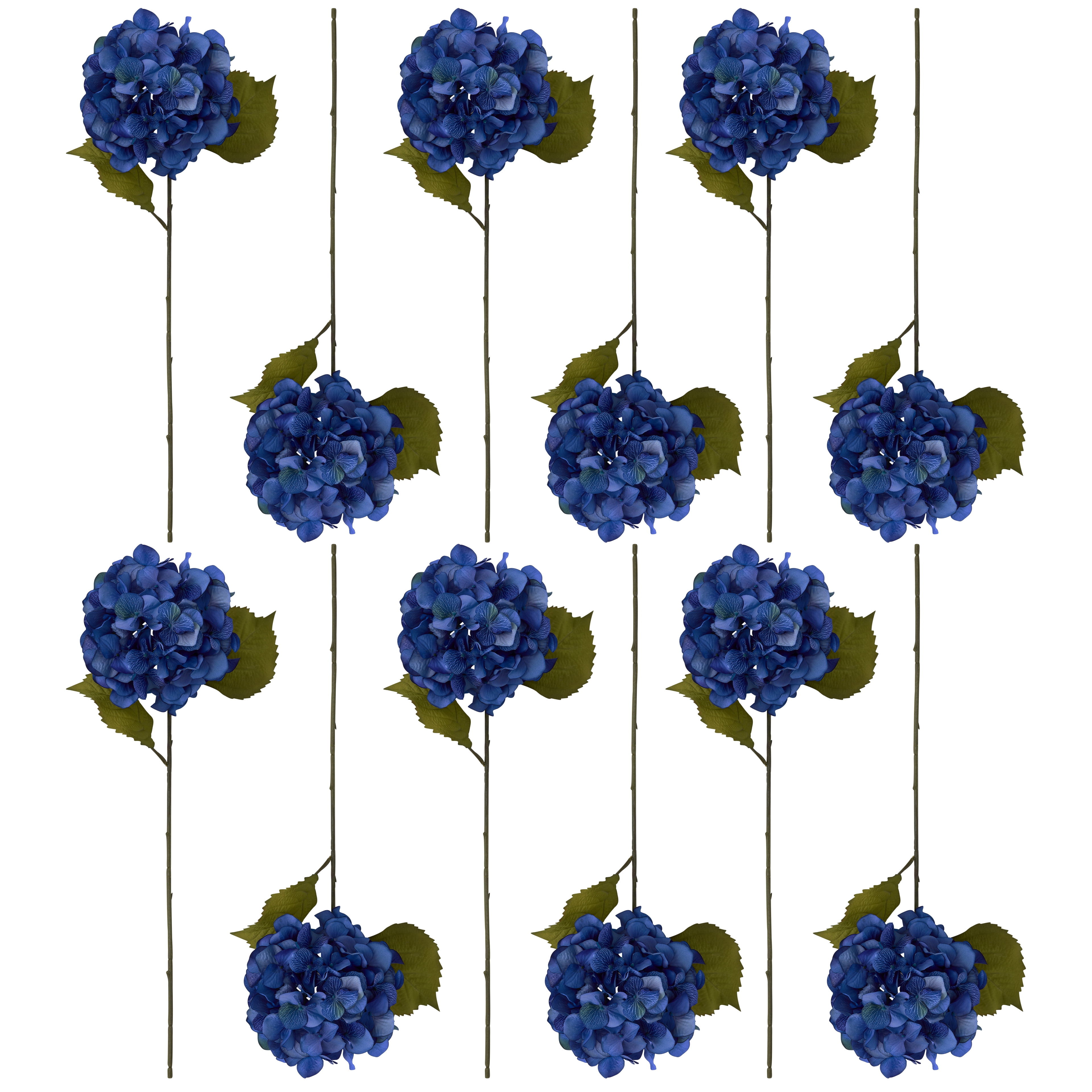 12 Pack: Navy Two-Toned Hydrangea Steam by Ashland® - Walmart.com