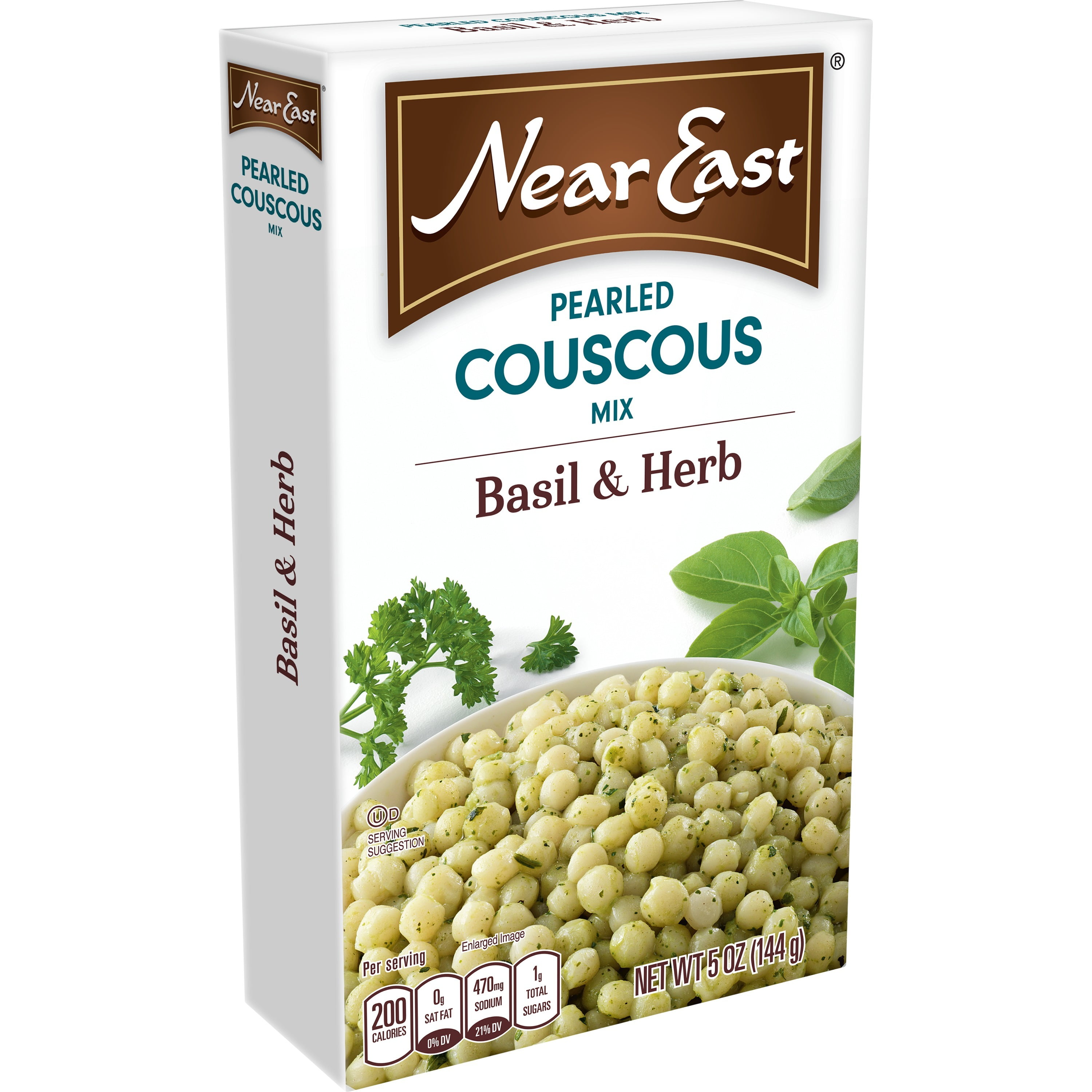 (12 Pack) Near East Basil & Herb Pearled Couscous Mix, 0.31 lb ...