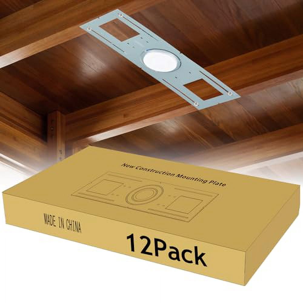 12 Pack New Construction Rough in Plate Pre Mounting Bracket for 3 / 4 ...