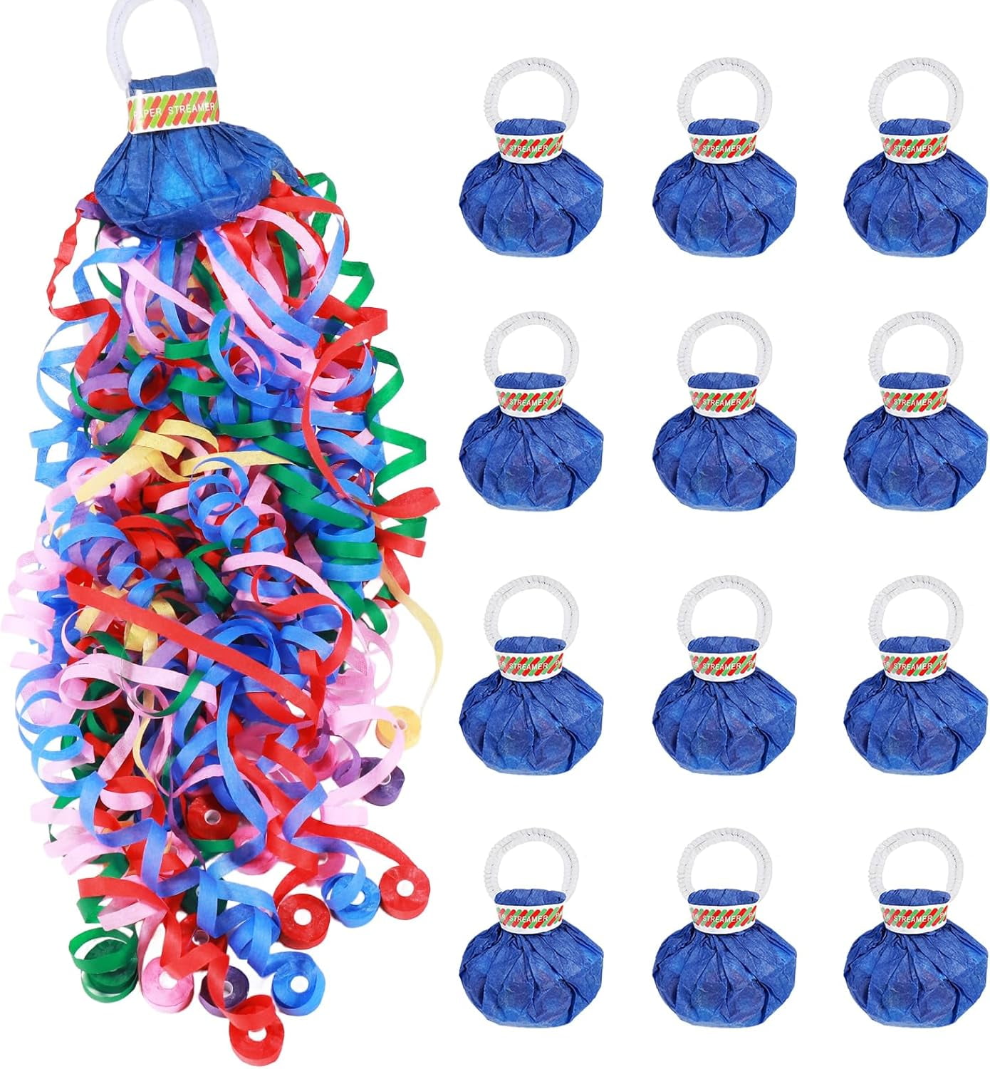 12-Pack No Mess Confetti Poppers – Graduation, Birthday, Wedding ...