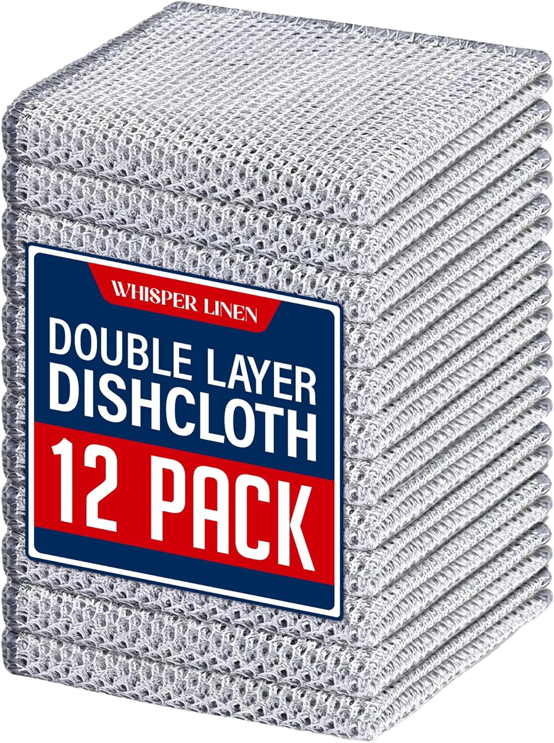 12 Pack Non Scratch Double Layer Wire Dishcloth Multipurpose Kitchen ...