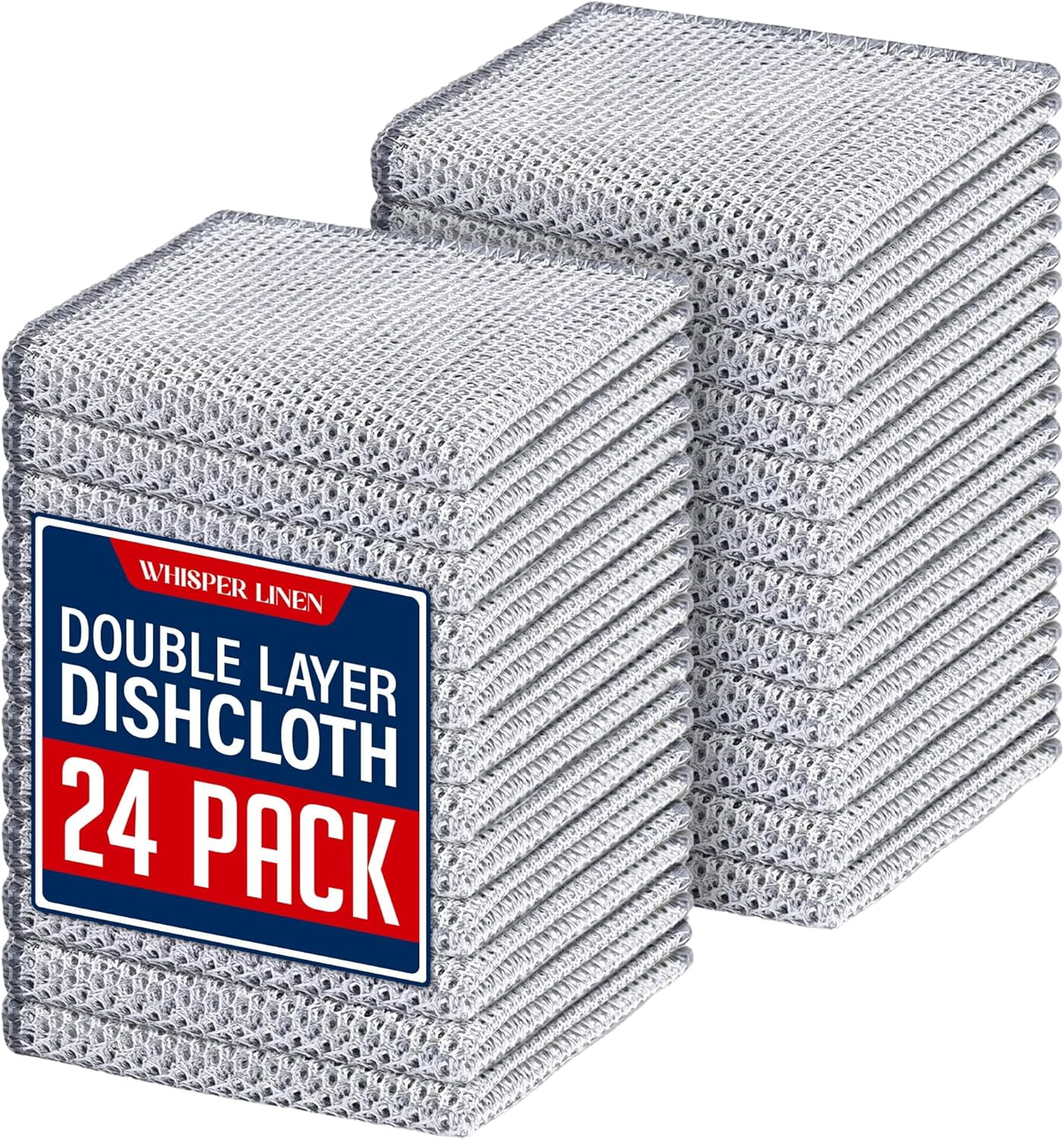 12 Pack Non Scratch Double Layer Wire Dishcloth Multipurpose Kitchen ...